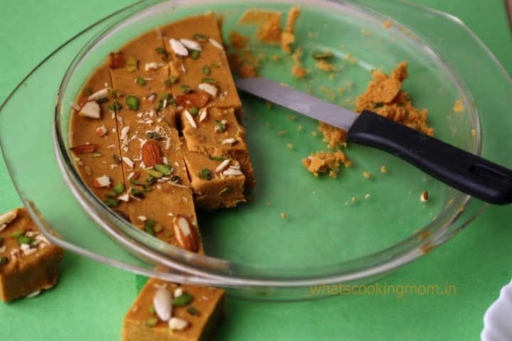 Besan Barfi | whats cooking mom
