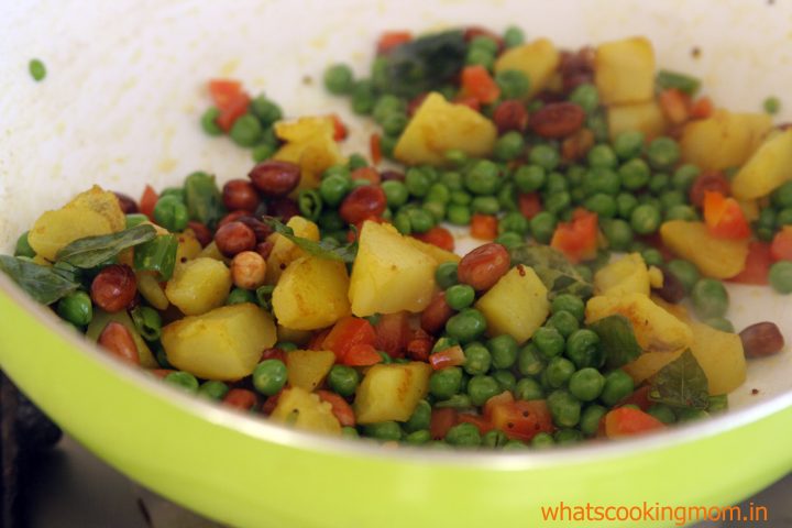 poha with vegetables | whats cooking mom